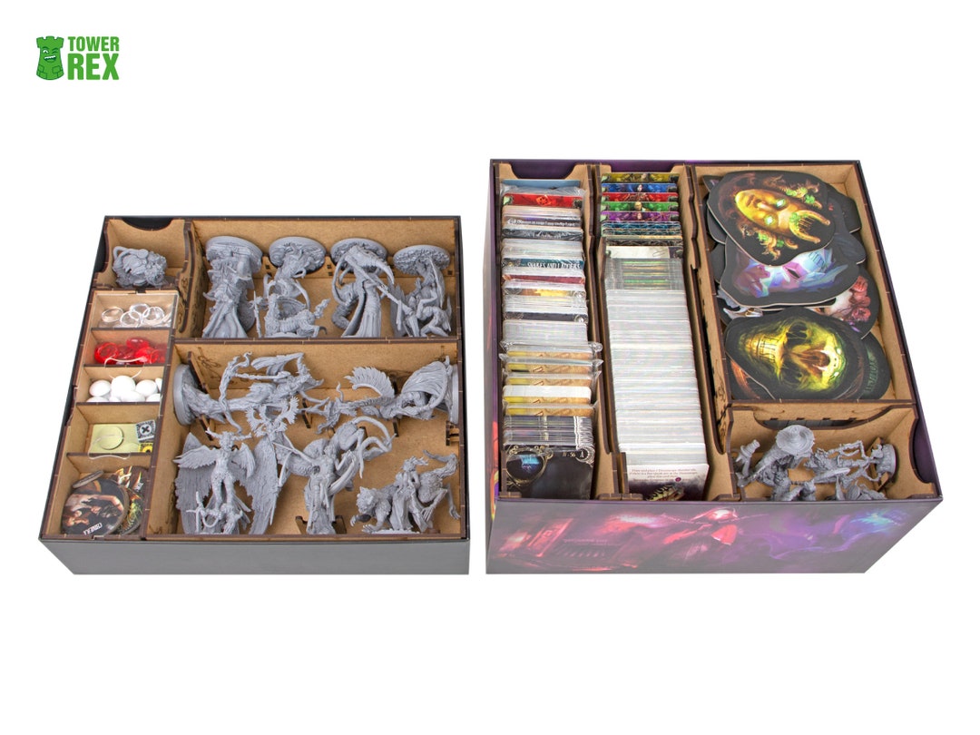 Etherfields + Expansions Organizer, Insert for Etherfields Board Game and Kickstarter Expansions ...