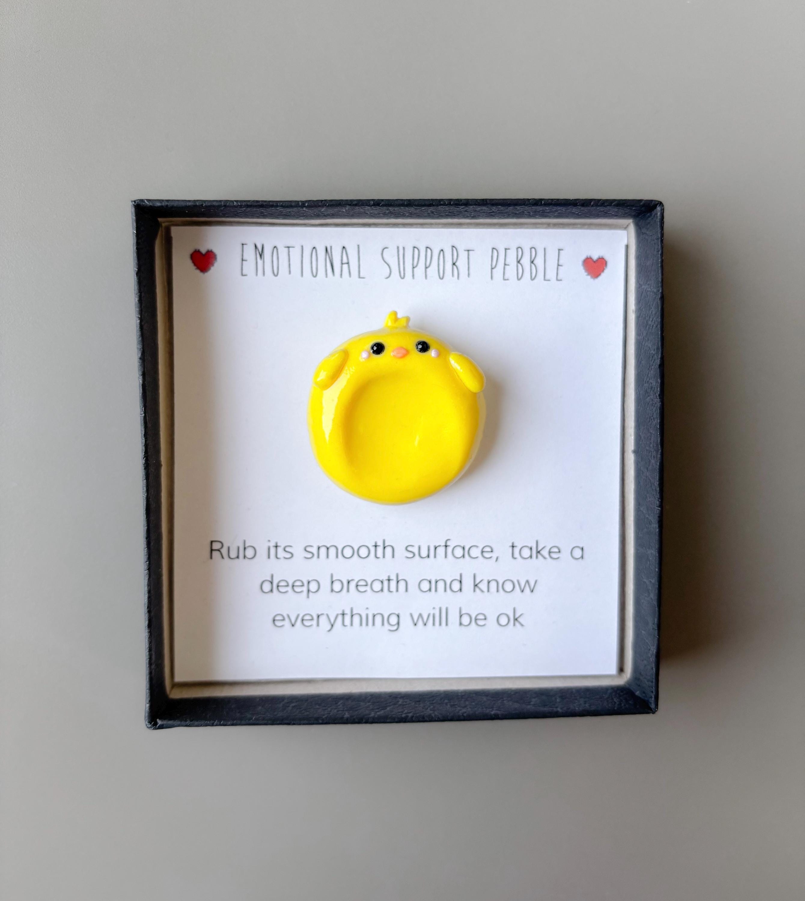Emotional Support Pebble, Worry Stones, Pocket Hug, Cute Keepsake ...