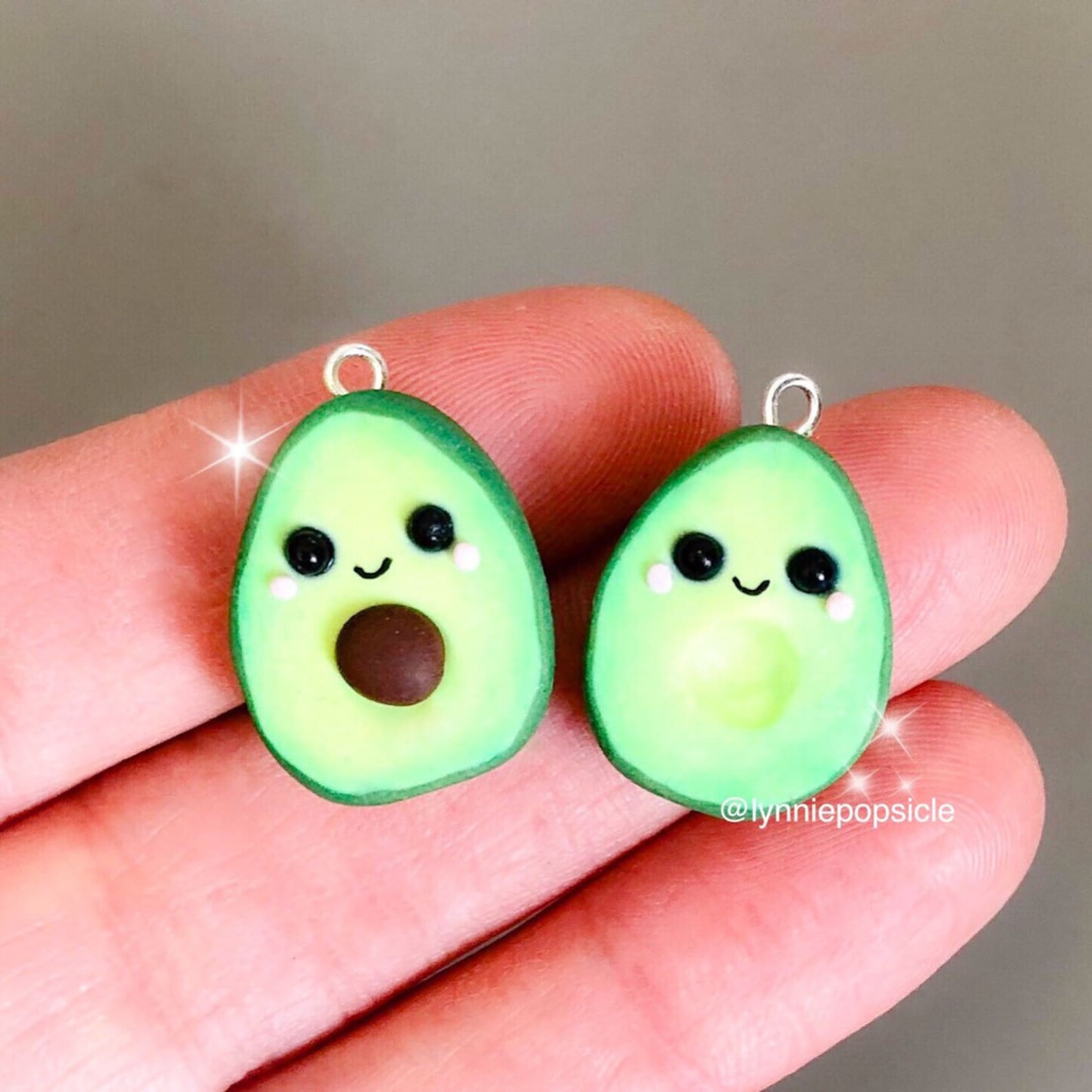 Kawaii avocado charms avocado gift ideas bffs avocado | Etsy