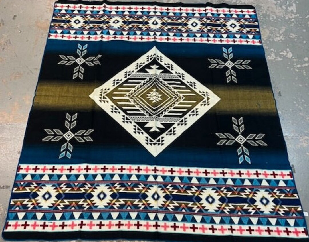 Alpaca QUEEN SIZE Blanket, Reversible,88in X 76in, Very Soft,50 Wool 30 ...