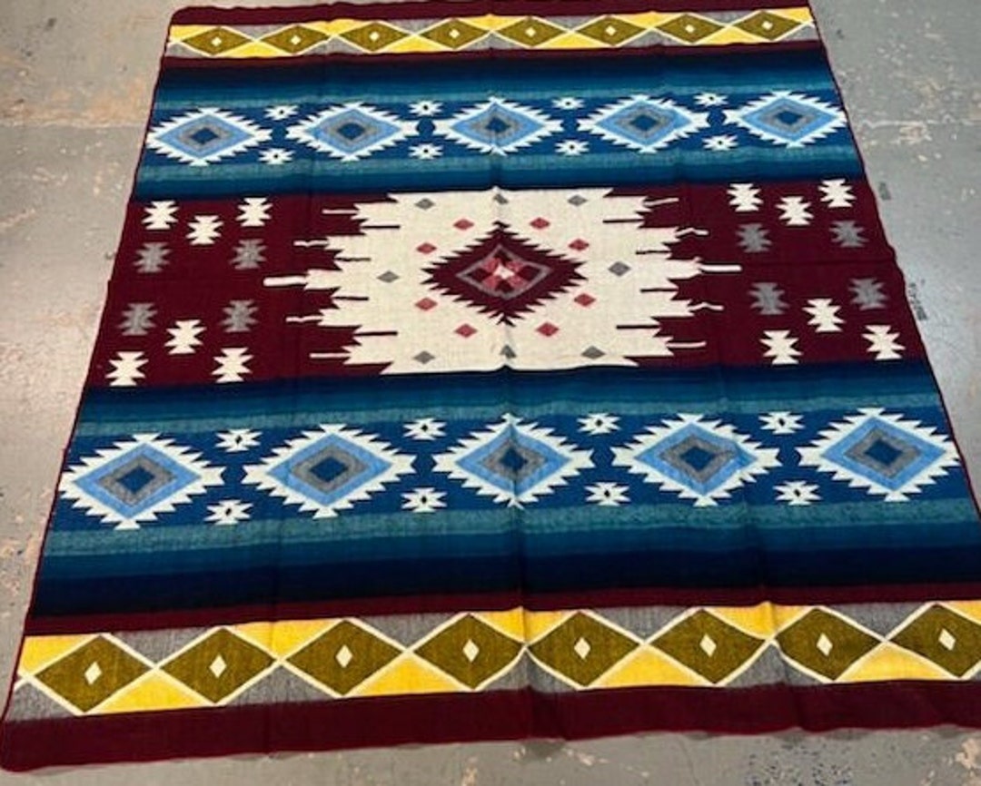 Alpaca QUEEN Blanket, Reversible, 88in X 76in, Very Soft, 50 Wool 30 ...