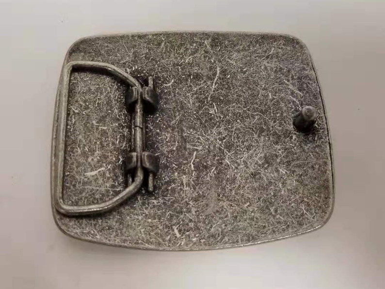 DIY Design Your Own Buckle on Western Plain Rectangular Hammered ...