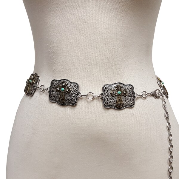 Silver Chain Belt - Etsy