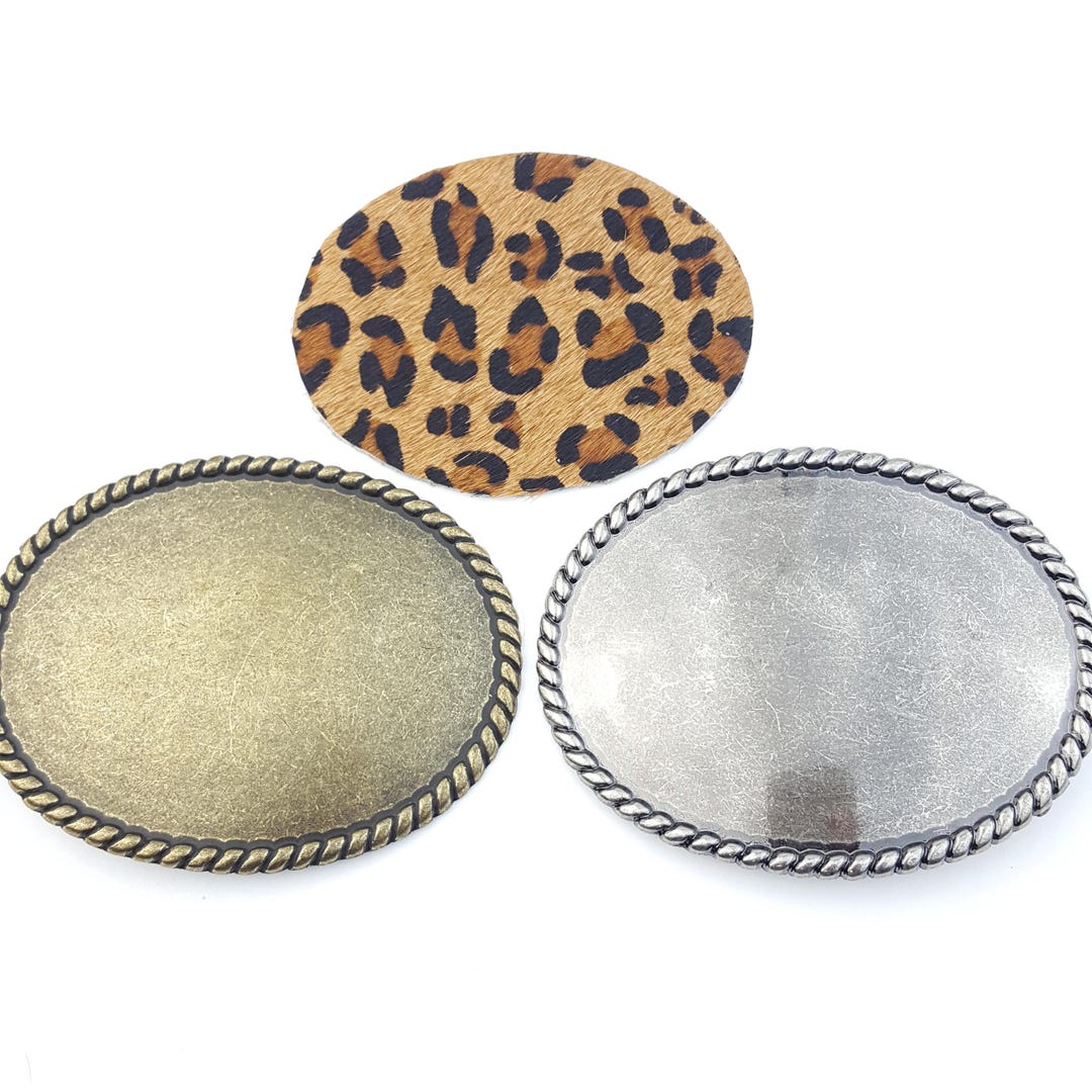 DIY Design Your Own Design Buckle: Oval Buckle With Rope Edge Design - Etsy