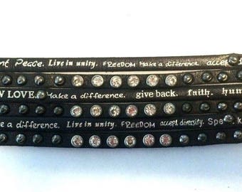 Humanity Bracelet | Etsy