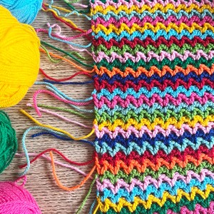 Be Brave Crochet Blanket Pattern - UK Terms. Unicornpuffsandrainbows ...