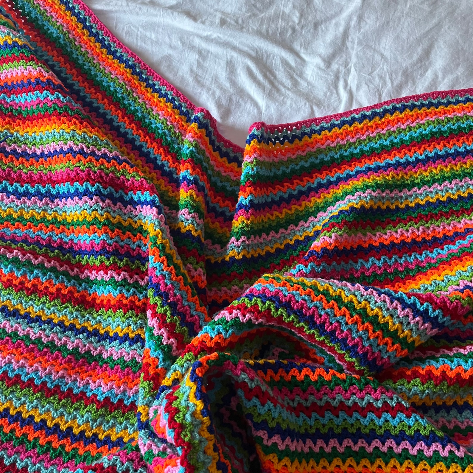 Be Brave Crochet Blanket Pattern UK Terms. Unicornpuffsandrainbows ...
