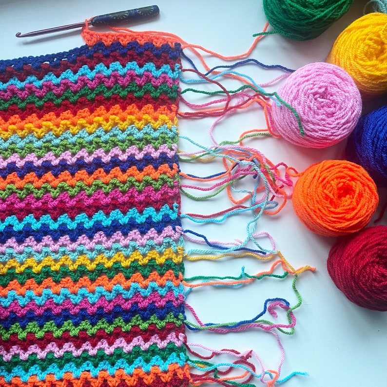 Be Brave Crochet Blanket Pattern UK Terms. Unicornpuffsandrainbows ...