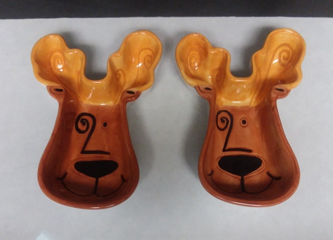 Christmas Reindeer Shape Ceramic Nut & Candy Dish - Etsy
