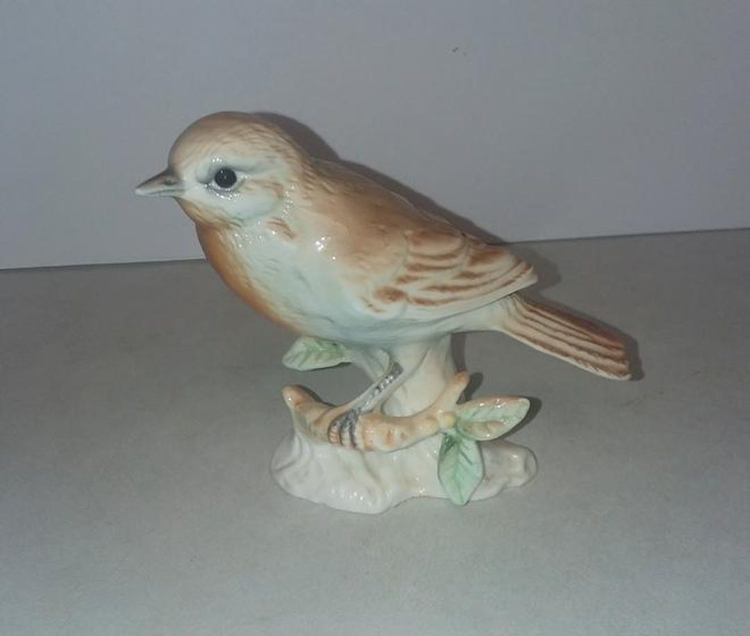Homco Porcelain Yellow Brown Bird Figurine Made in Japan - Etsy