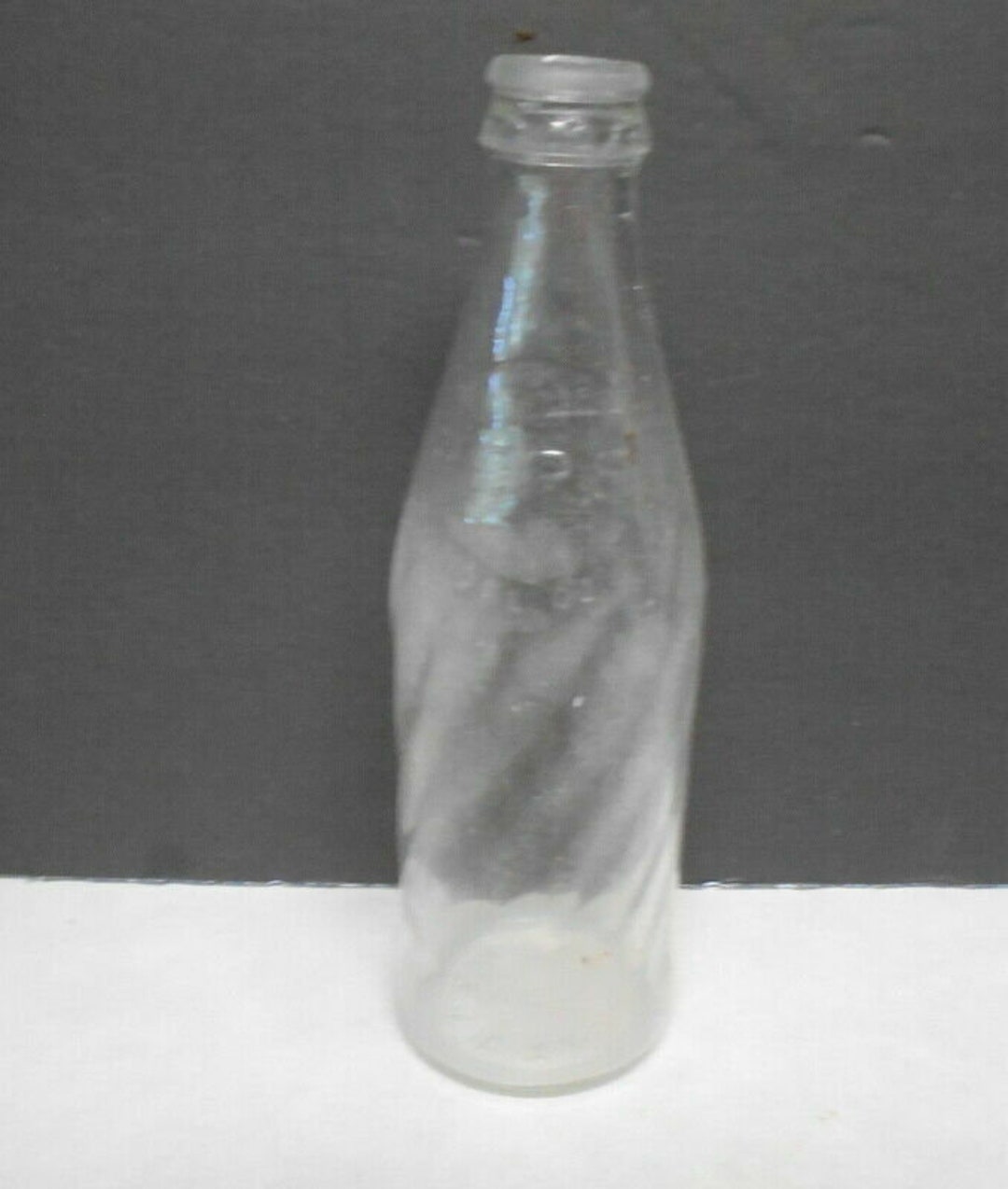 Pepsi Cola Clear Swirl Non-refundable Glass Soda Pop Top Bottle - Etsy
