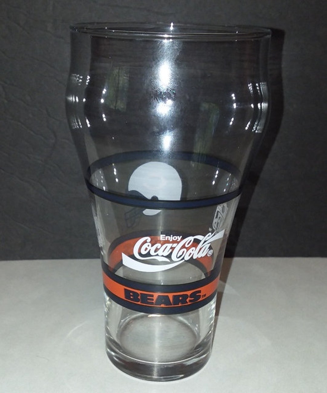 Chicago Bears NFL Collectors Coca-cola Coke Drink Glass Football Soda ...