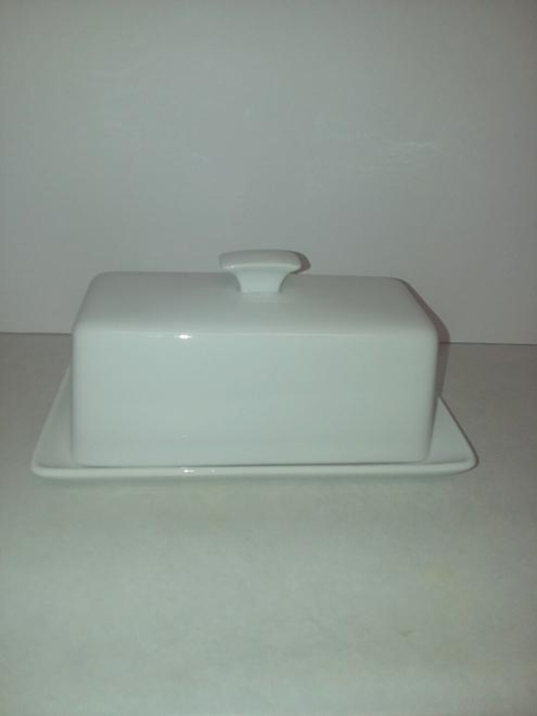 Maison Ceramic Butter Dish Double Stick Block Covered Kitchen & Table ...