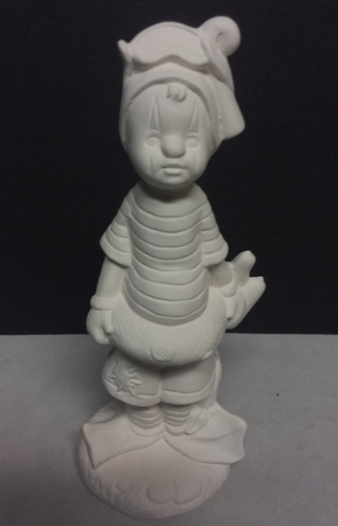 Ceramic Bisque Pool Time Swimmer Circus Clown Figurine 1980s - Etsy