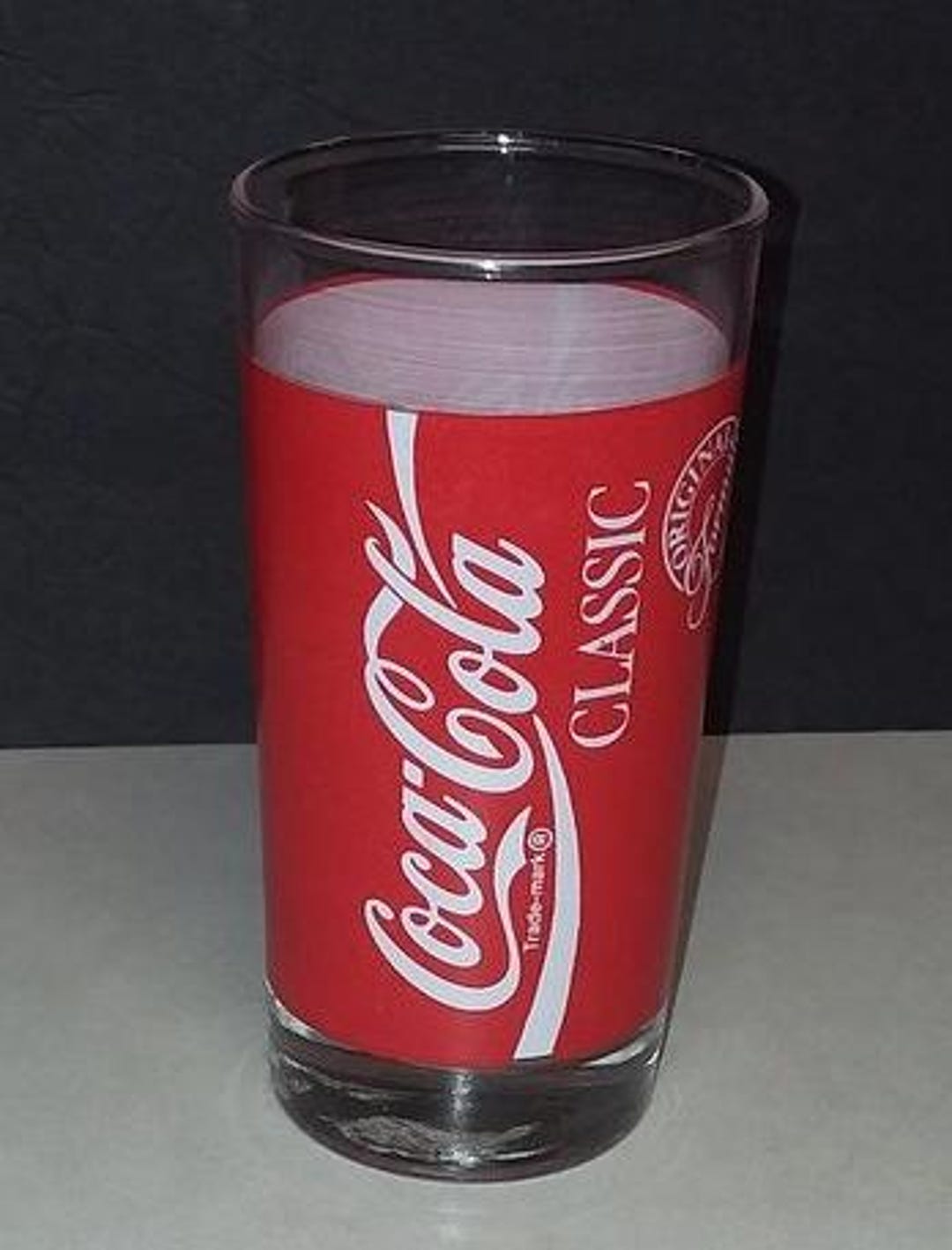 Coke Coca-cola Classic Indiana Glass Original Formula. Holds 15oz - Etsy