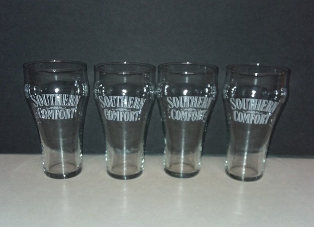 4 Southern Comfort Coca-cola Drink Glass Liquor Whiskey Coke Classic - Etsy