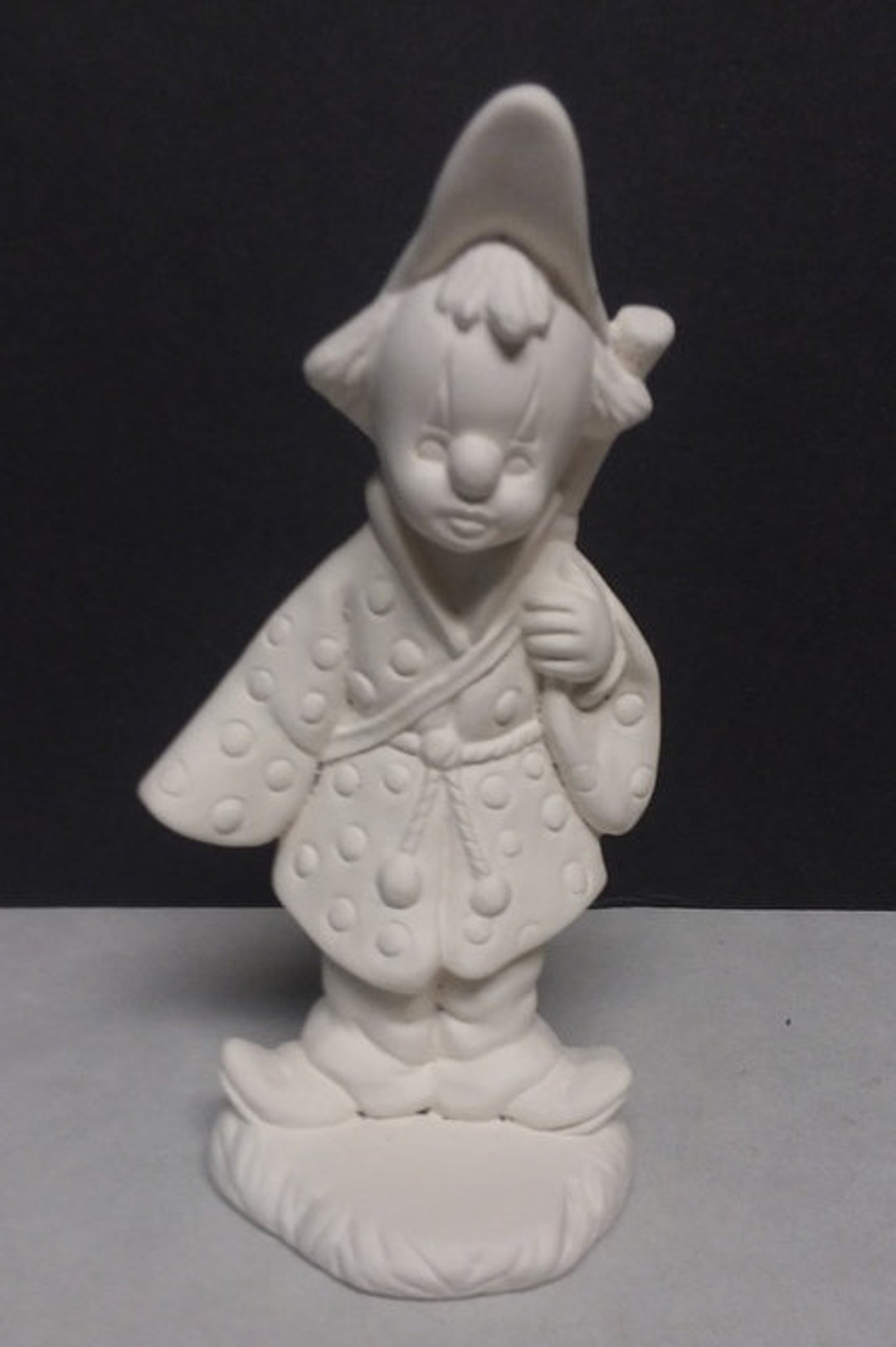 Ceramic Bisque Hunter Circus Clown Figurine 1980s - Etsy