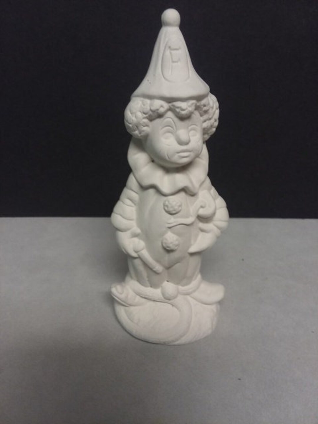 Ceramic Bisque Fireman Circus Clown Figurine 1980s - Etsy
