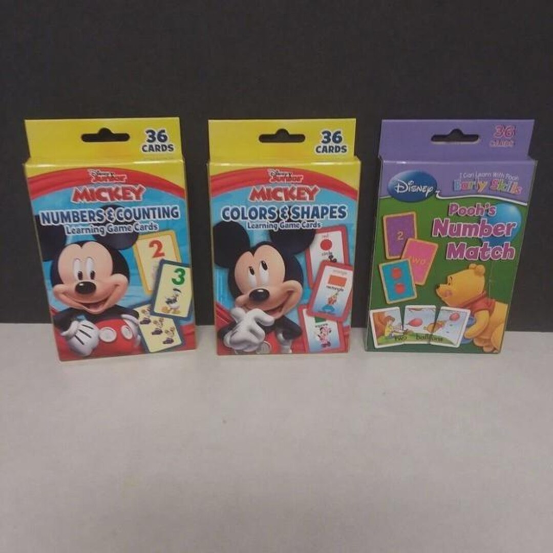Disney Pooh's Early Skills Numbers & Mickey Mouse Early Learning Flash ...