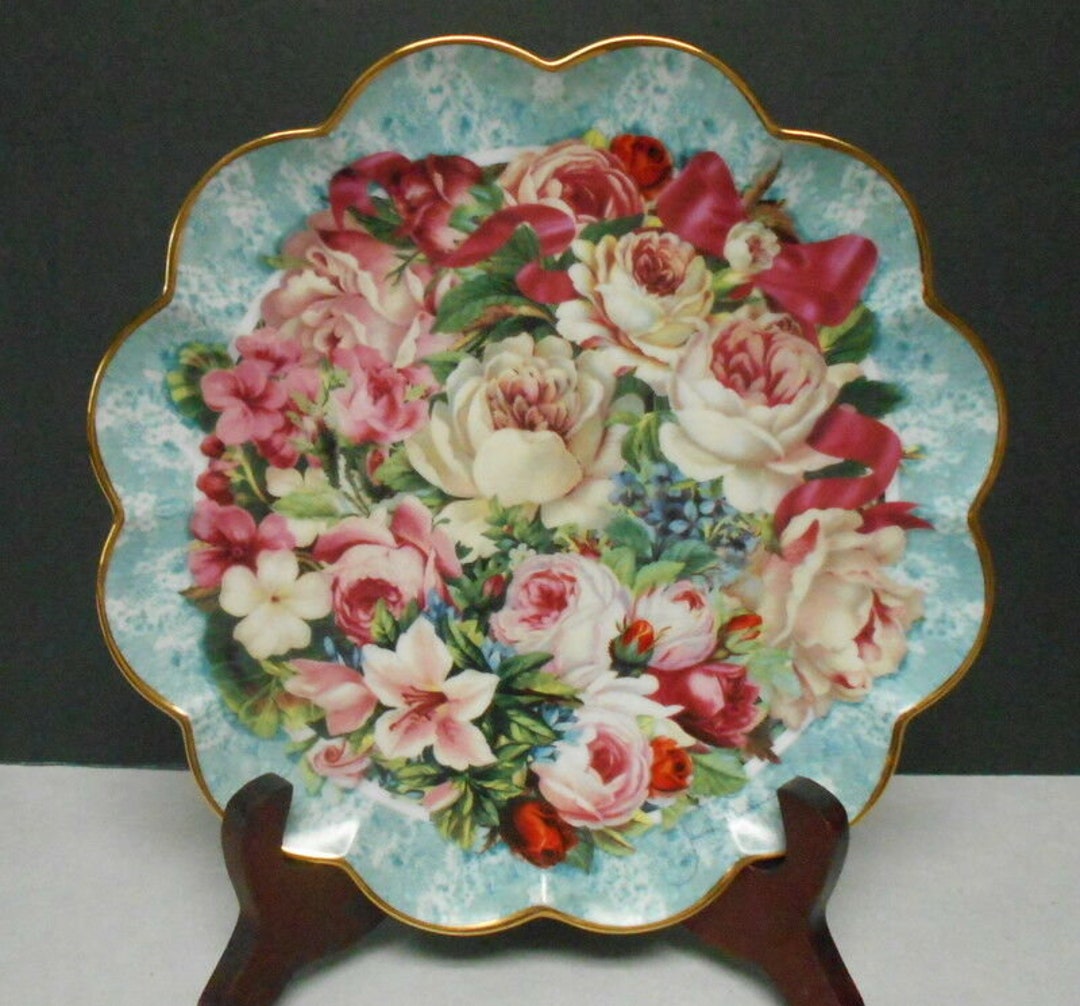 The Franklin Mint Heirloom: Rhapsody of Roses by Judith Winston ...