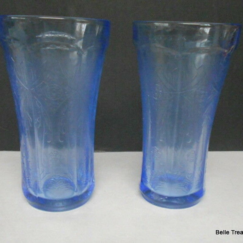 Cobalt Blue Glassware - Etsy