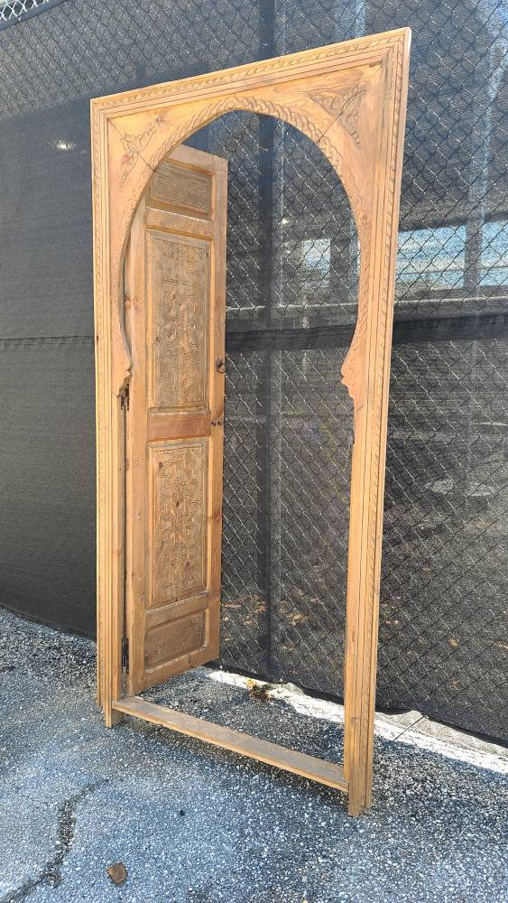 Riad Wooden Moroccan Double Door Interior/exterior Handmade Vintage ...