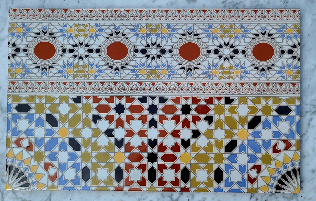 Border Pack 2 | Andalusian Ceramic Tile, Moroccan Kitchen Tile ...