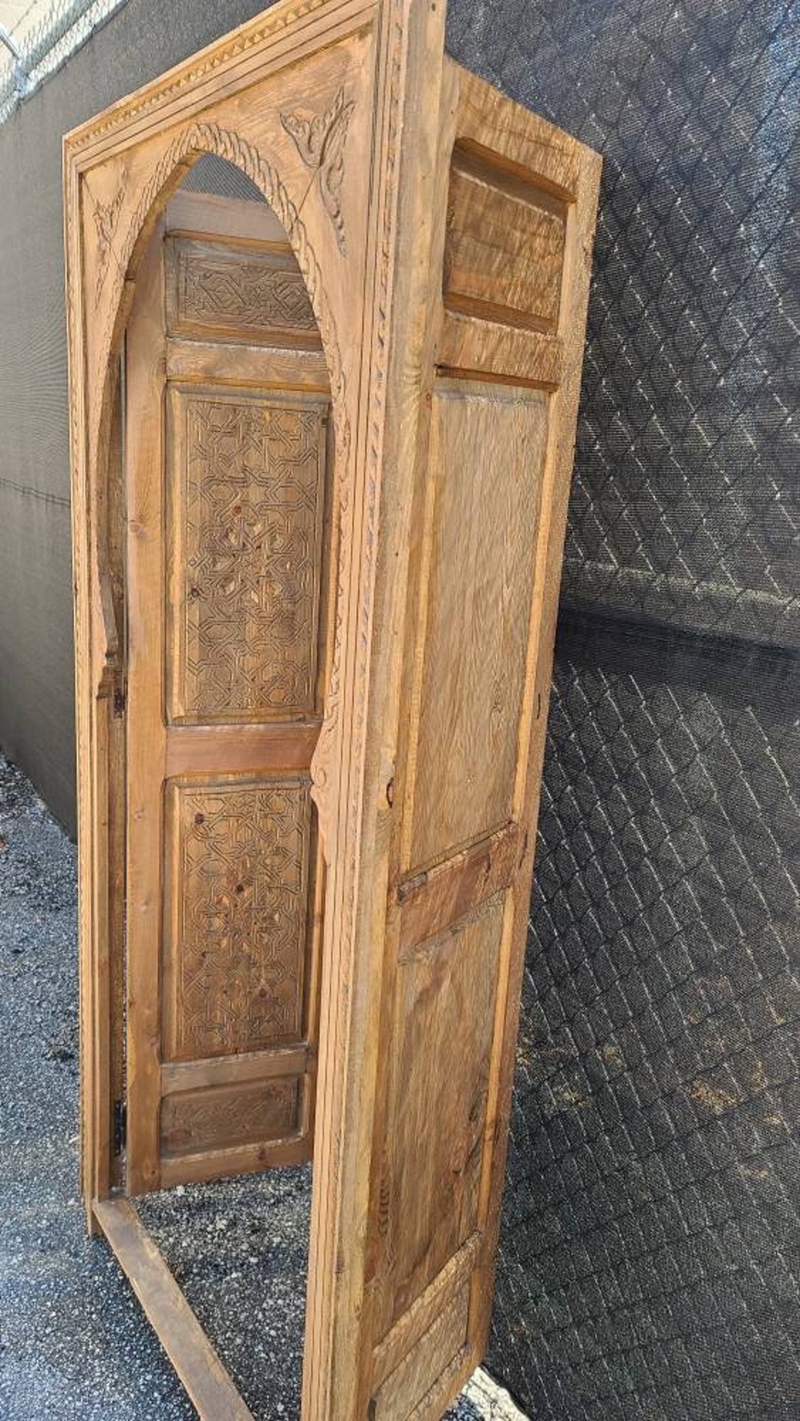 Riad Wooden Moroccan Double Door Interior/exterior Handmade Vintage ...