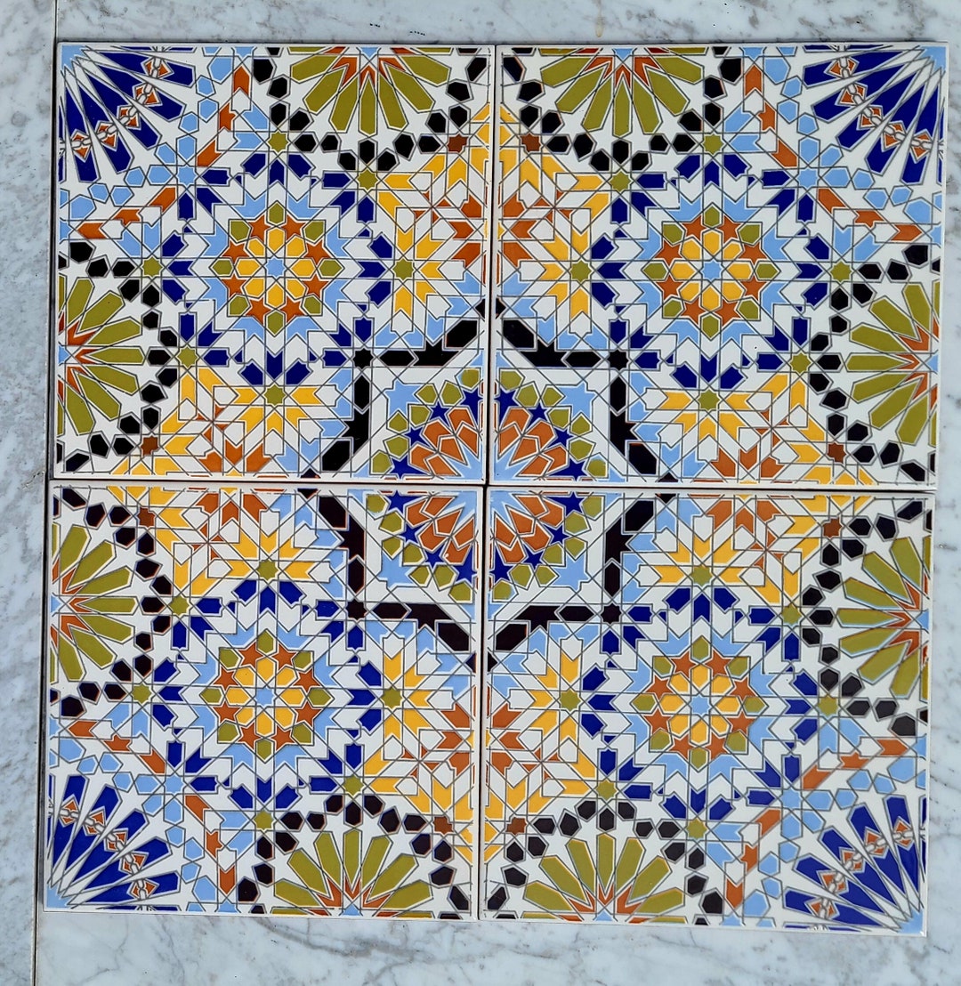 Alhambra Ceramic Tile, Moroccan Kitchen Tile, Bathroom Wall Tile ...