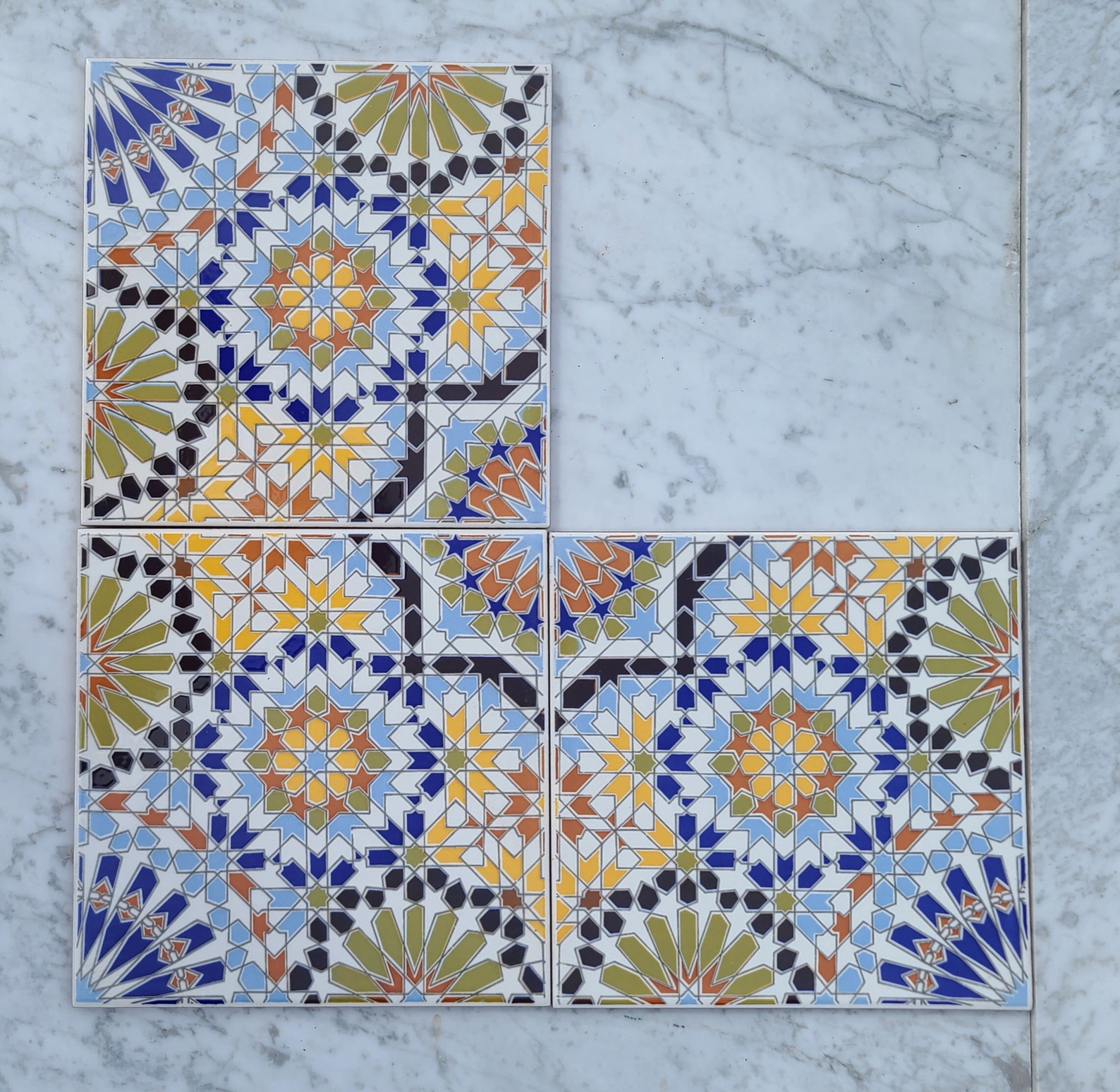 Alhambra Ceramic Tile, Moroccan Kitchen Tile, Bathroom Wall Tile ...