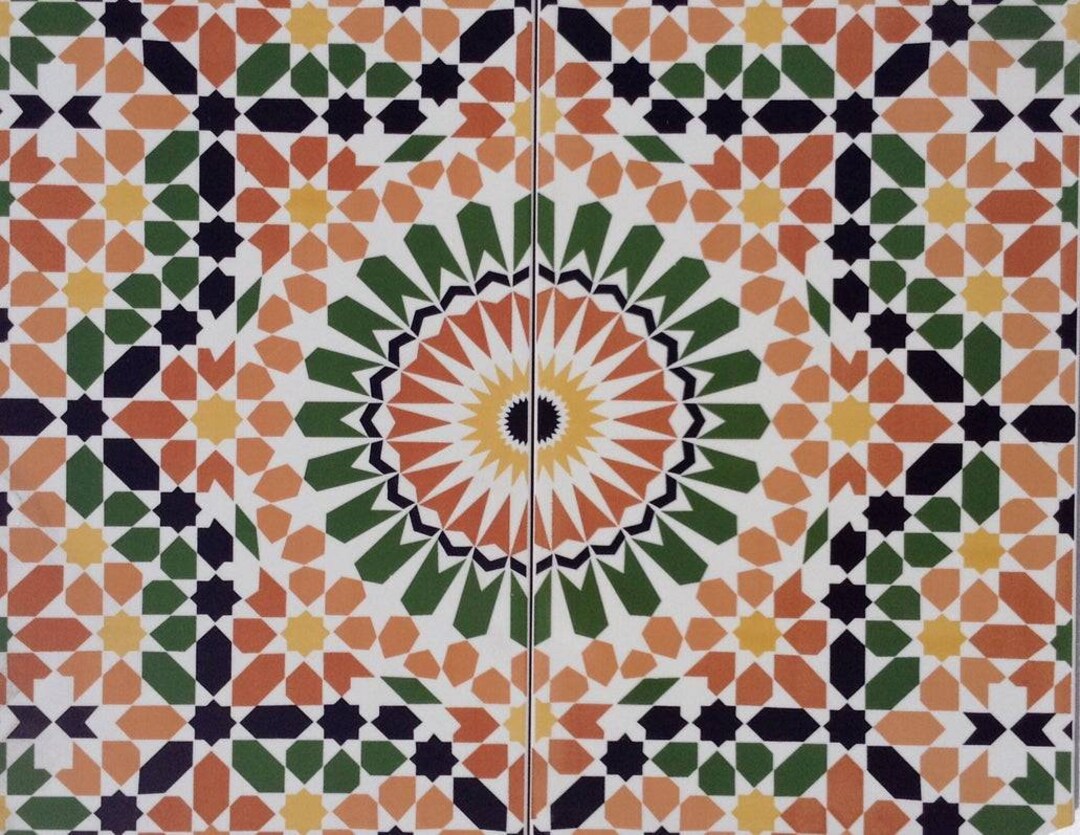 Pack | Andalusian Ceramic Tile, Moroccan Kitchen Tile, Moorish Bathroom ...