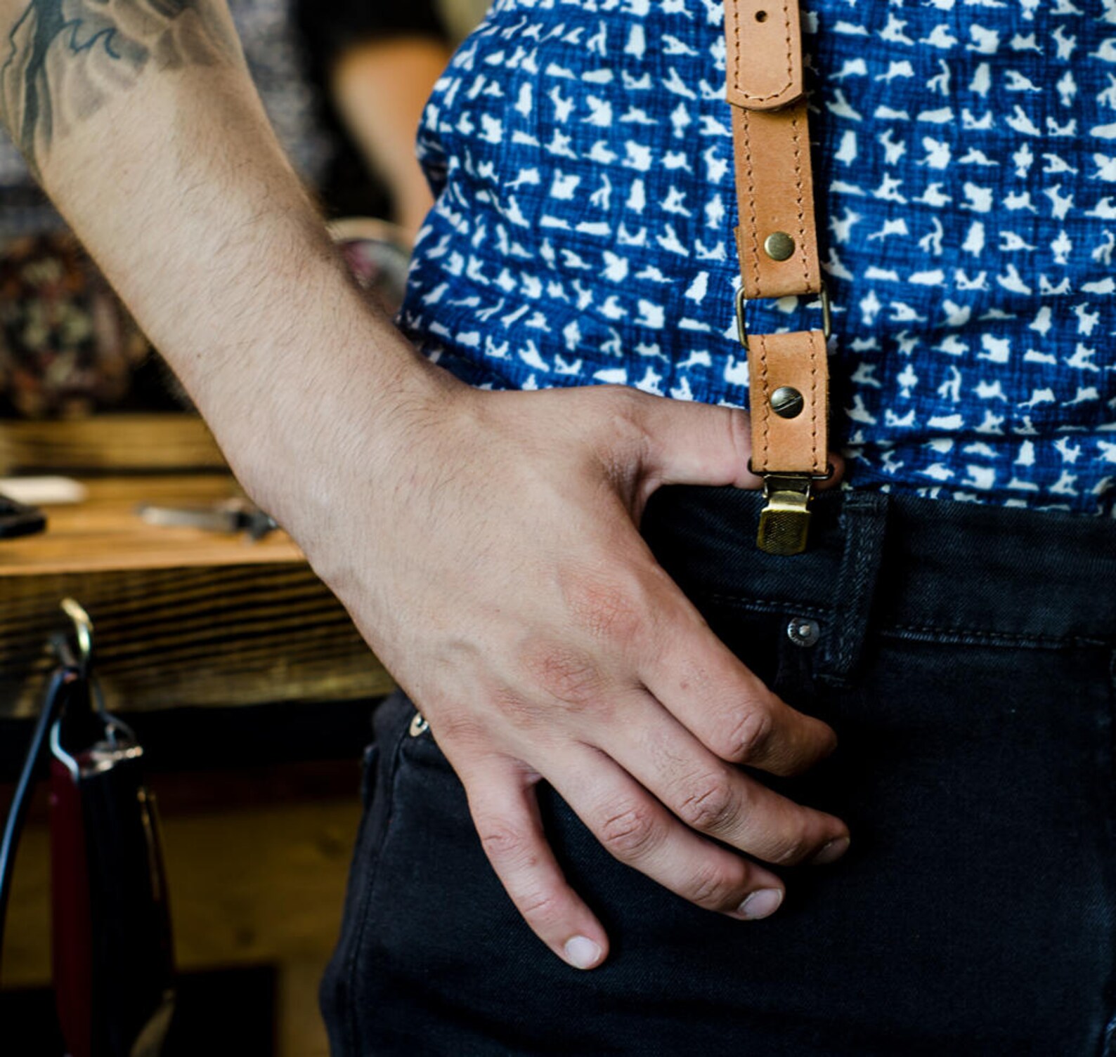 Personalized Leather Suspenders Leather Suspenders With Etsy