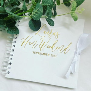 Personalised Hen Party Memory Book, Personalised Scrapbook, Photo Book ...