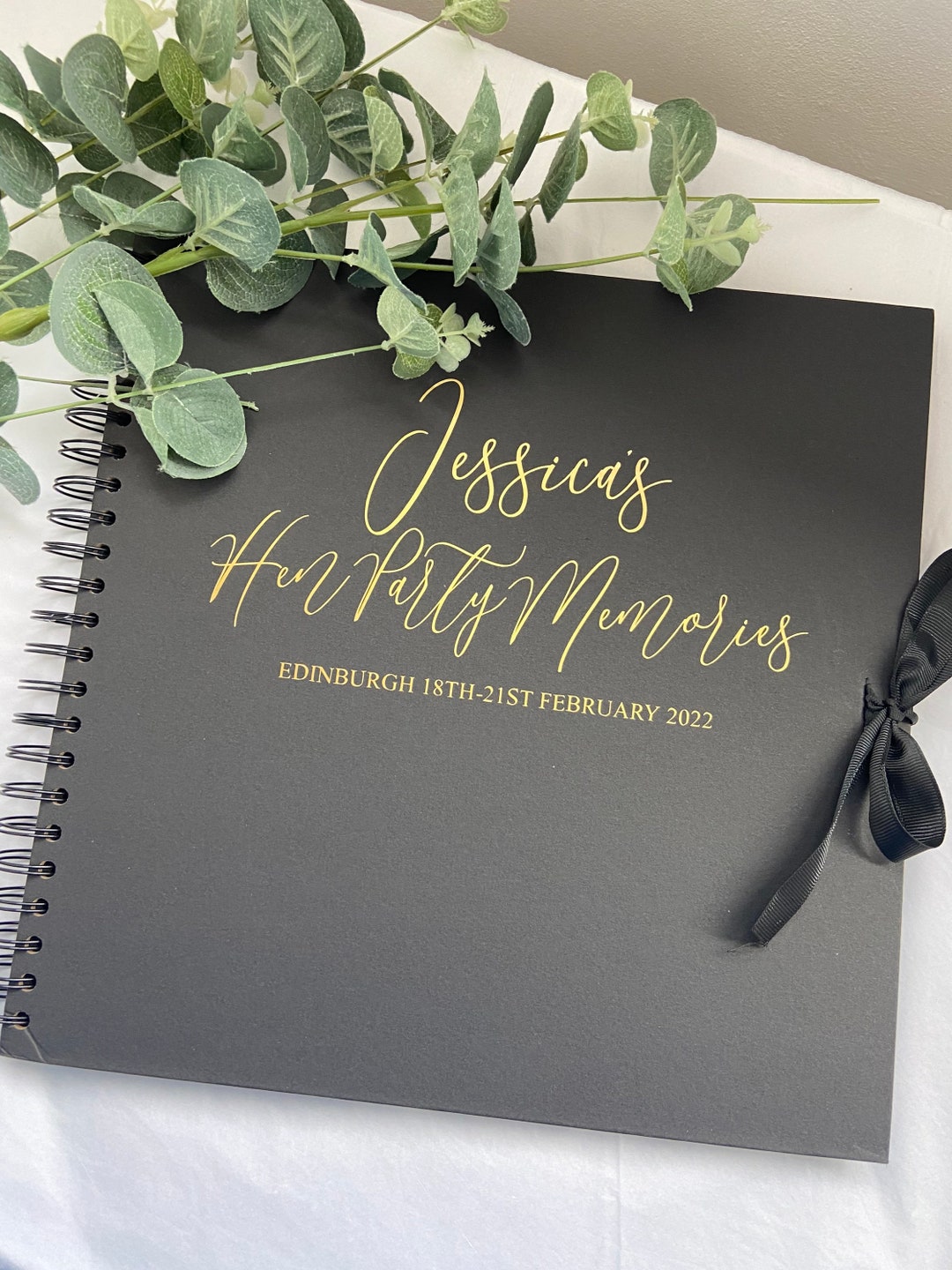 Personalised Hen Party Memory Book, Personalised Scrapbook, Photo Book ...