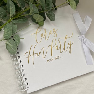 Personalised Hen Party Memory Book Personalised Scrapbook - Etsy UK