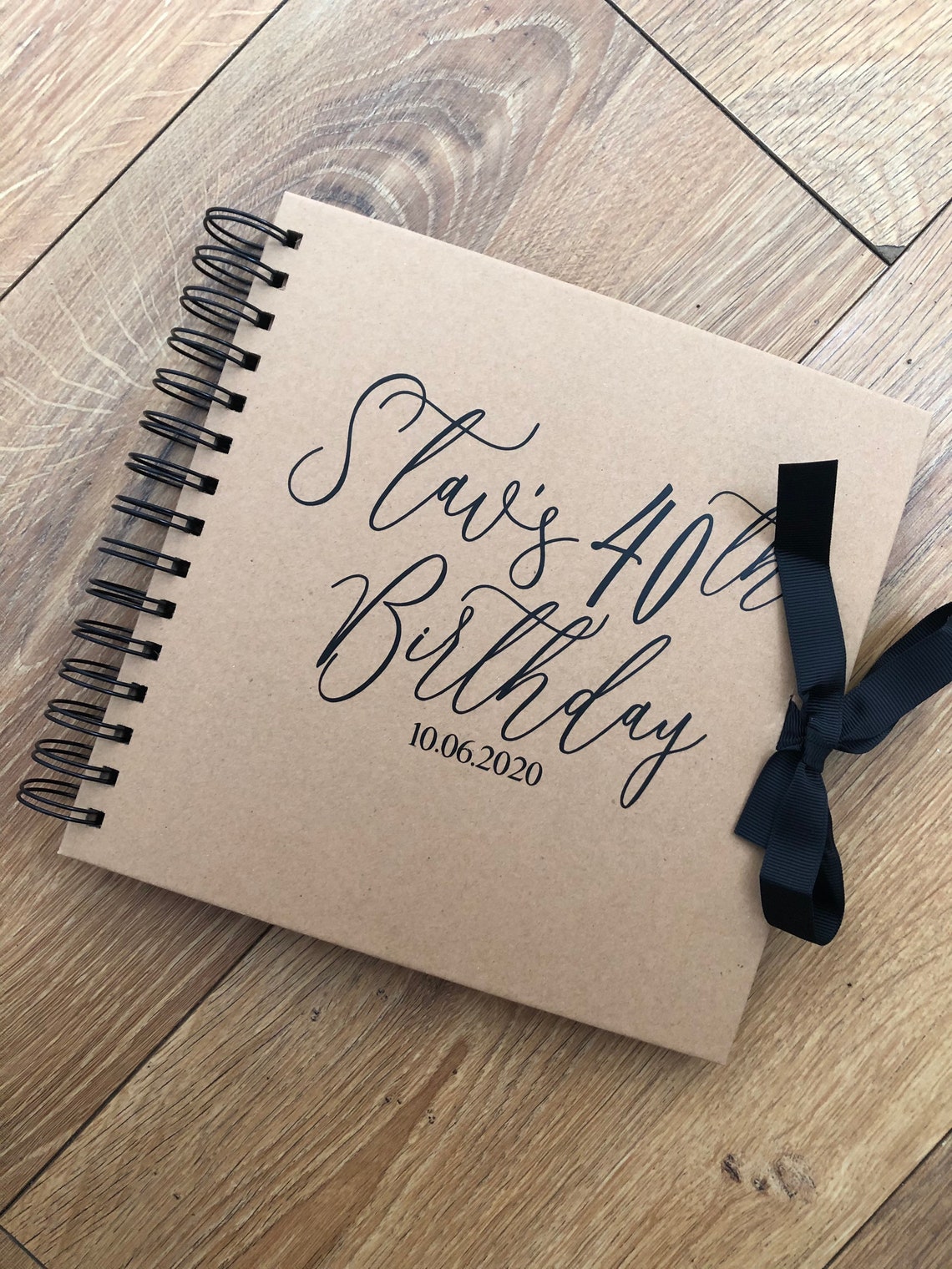 Personalised 40th Birthday Guestbook Photo Album Birthday | Etsy