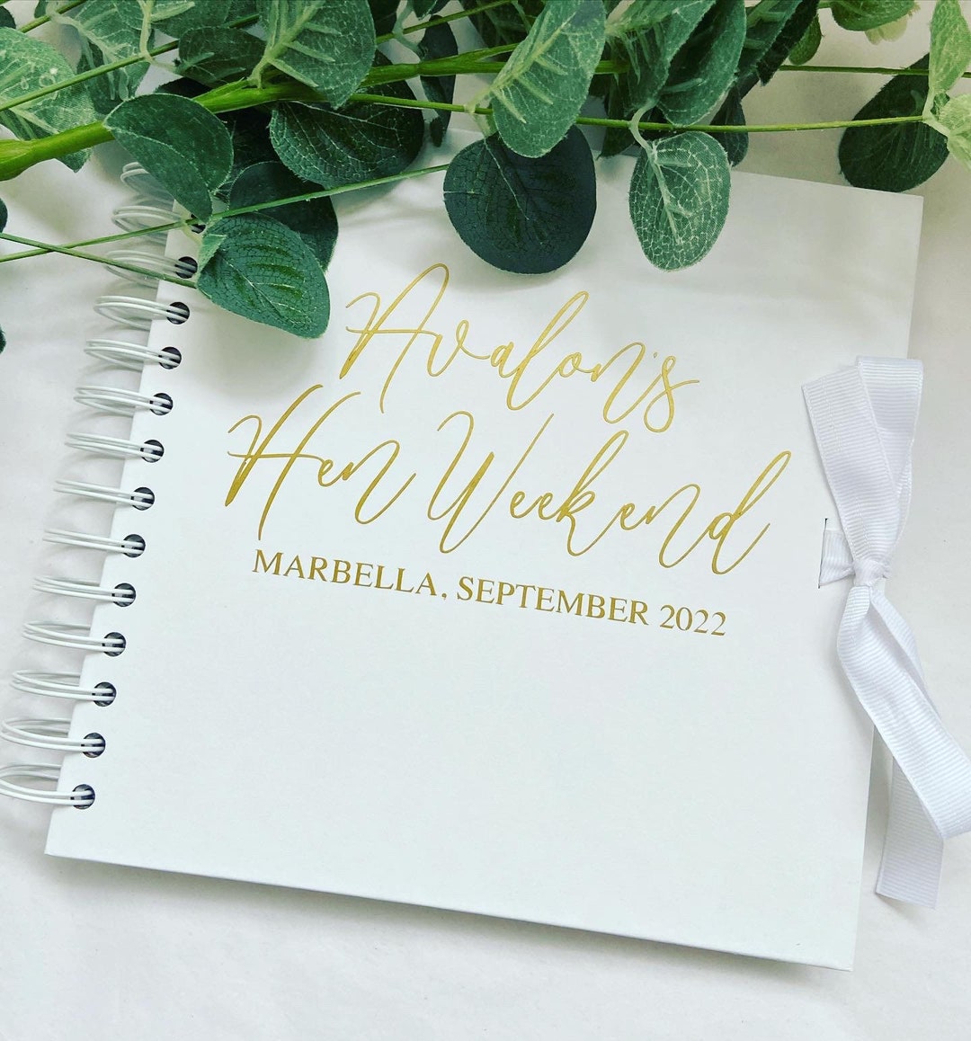 Personalised Hen Party Memory Book, Personalised Scrapbook, Photo Book ...