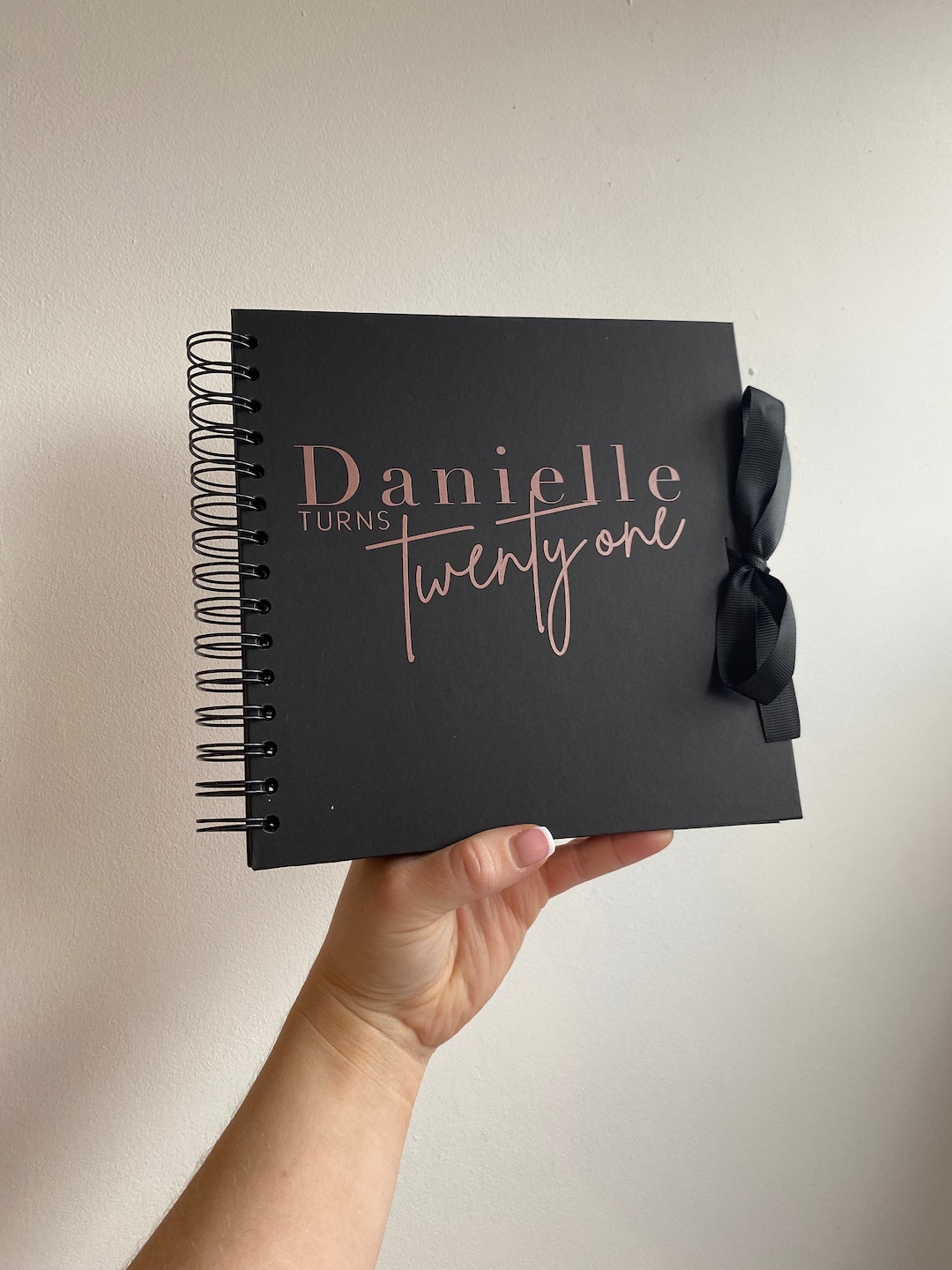 Personalised 21st Birthday Guestbook, 21st Scrapbook, Birthday Memory ...