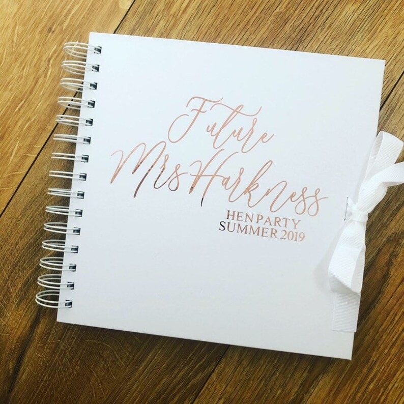 Personalised Hen Party Memory Book Personalised Scrapbook | Etsy