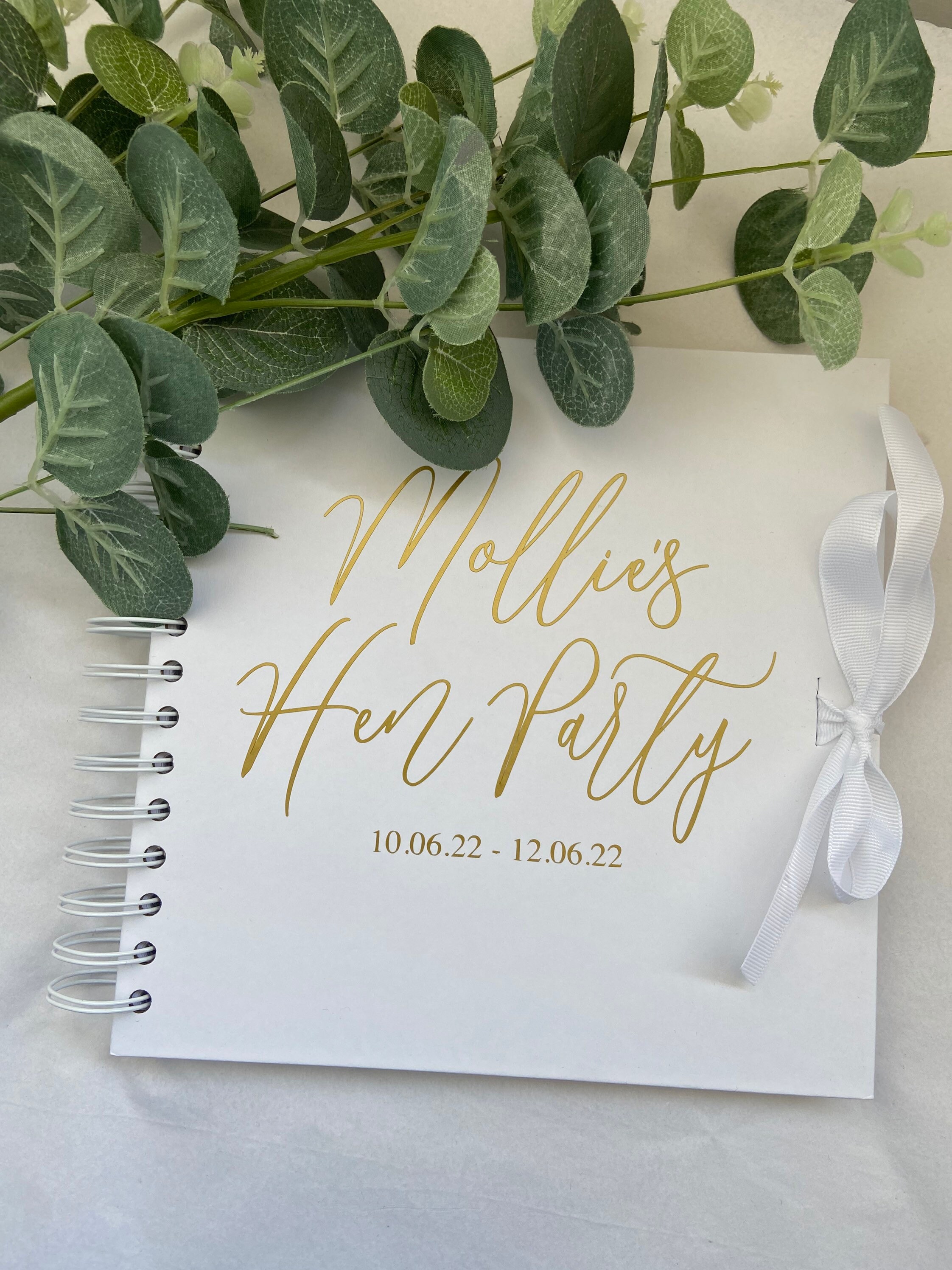 Personalised Hen Party Memory Book Personalised Scrapbook - Etsy UK