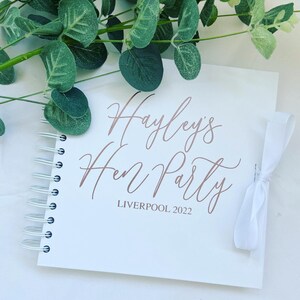 Personalised Hen Party Memory Book, Personalised Scrapbook, Photo Book ...