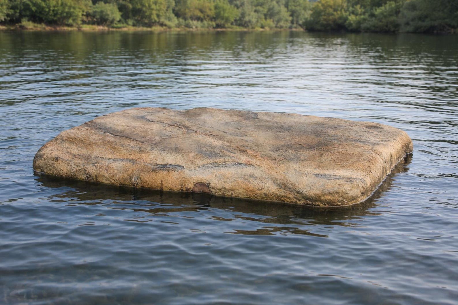 Extra Large Turtle Floating Island, Basking Platform, Faux Stone Pond ...