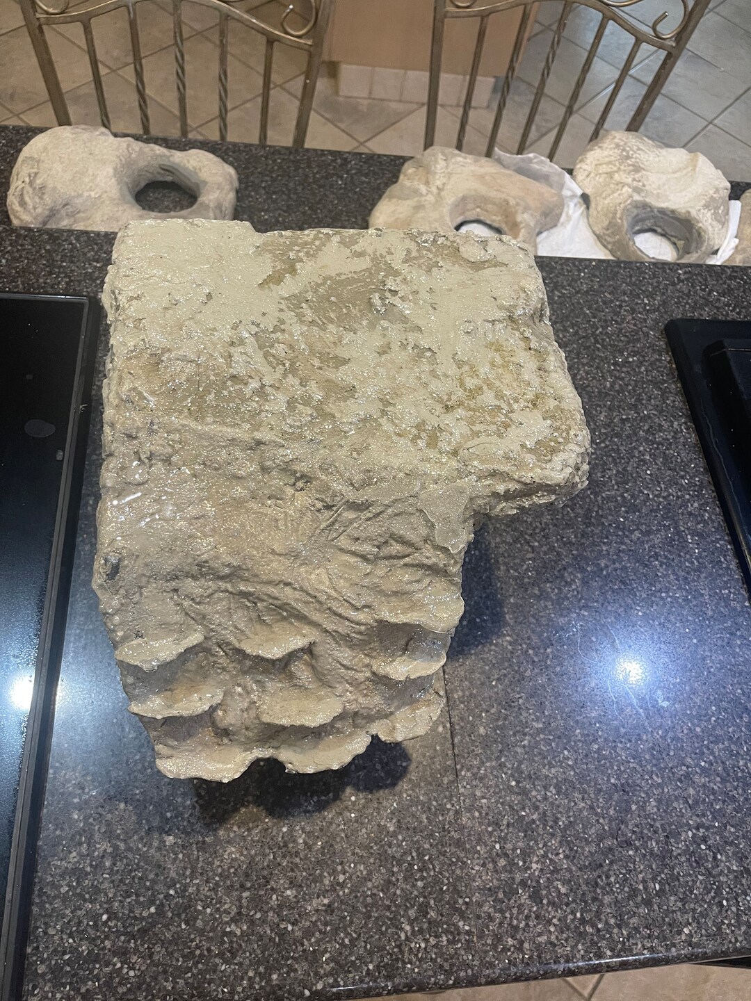 Aquatic Turtle Basking Platform, Turtle Dock, Faux Stone Reptile ...