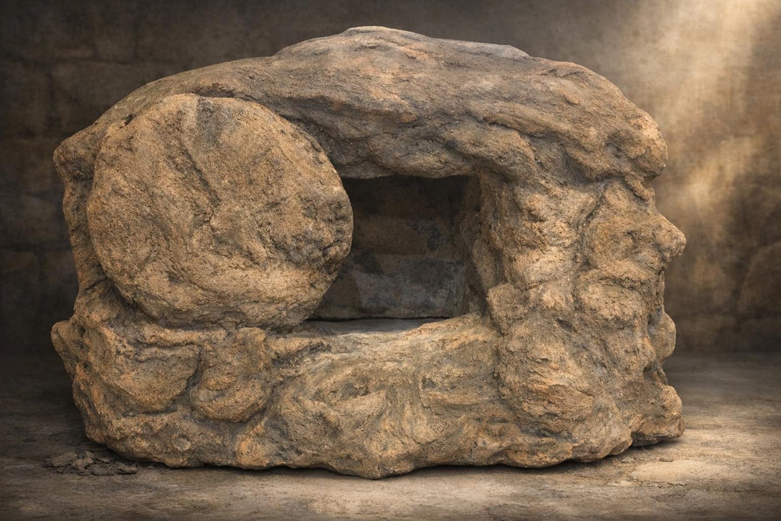 Handmade Jesus Tomb Replica, Empty Tomb Cave, Easter Church Decor ...