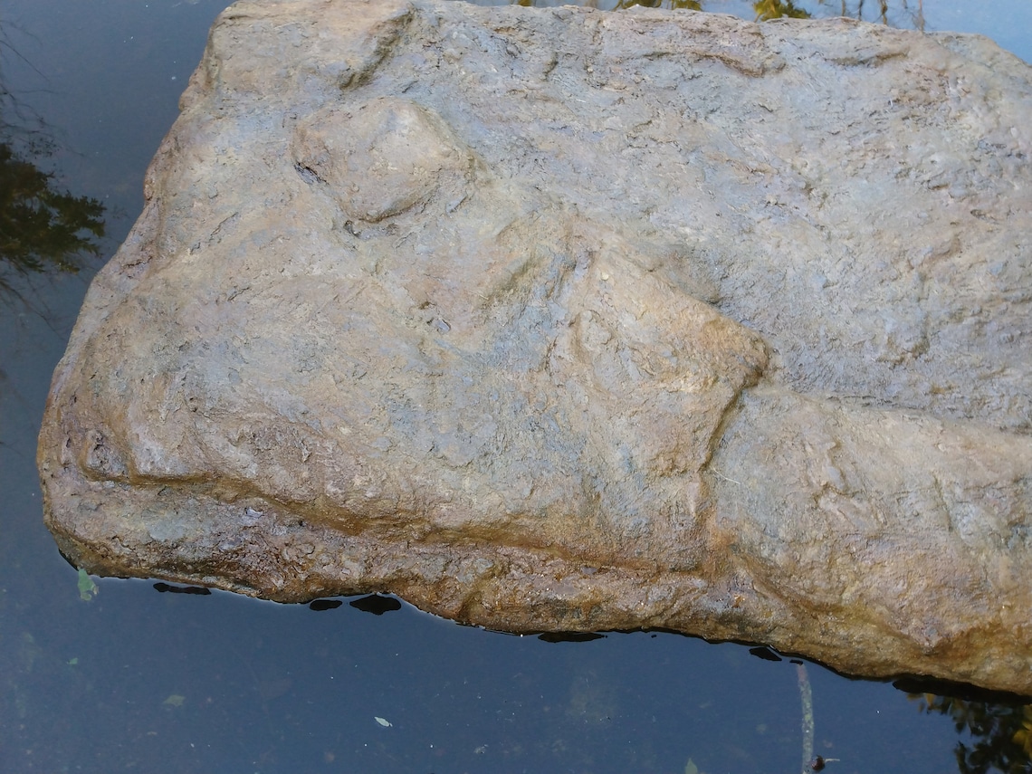 Extra Large Turtle Floating Island, Basking Platform, Faux Stone Pond ...