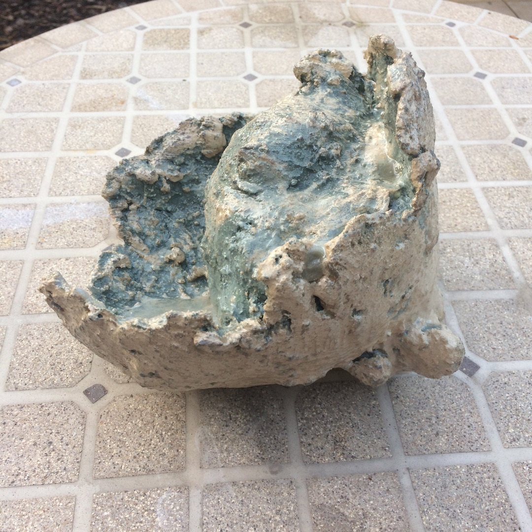 Unique Stone Art Piece. Water Feature Accent Stone Rock Handmade ...