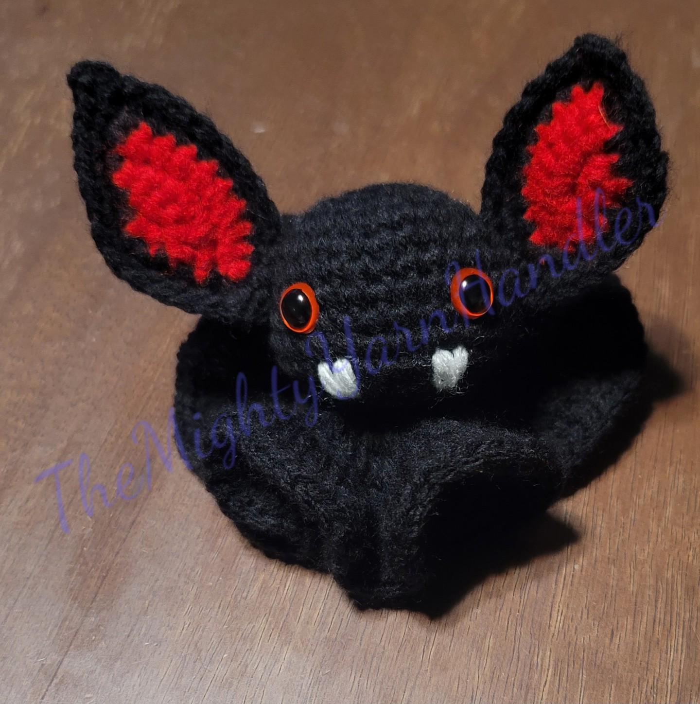 Bat Hair Scrunchie Crochet Pattern - Updated - Etsy