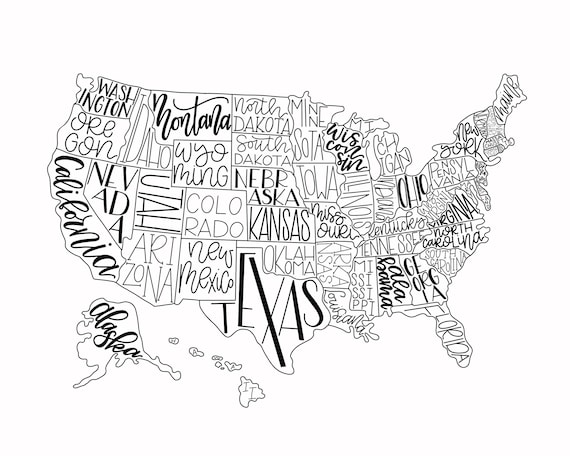 United States Map Printable Pdf Detailed Printable USA Map For