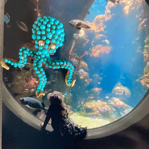 Octopus Brooch - Etsy