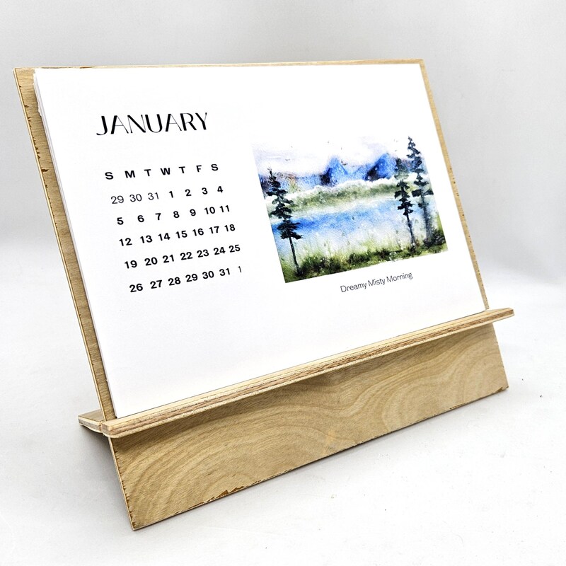 Easel Calendar - Etsy
